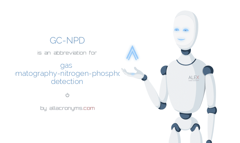 GC-NPD gas chromatography-nitrogen-phosphorus detection