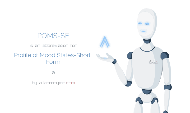 POMS-SF Profile of Mood States-Short Form