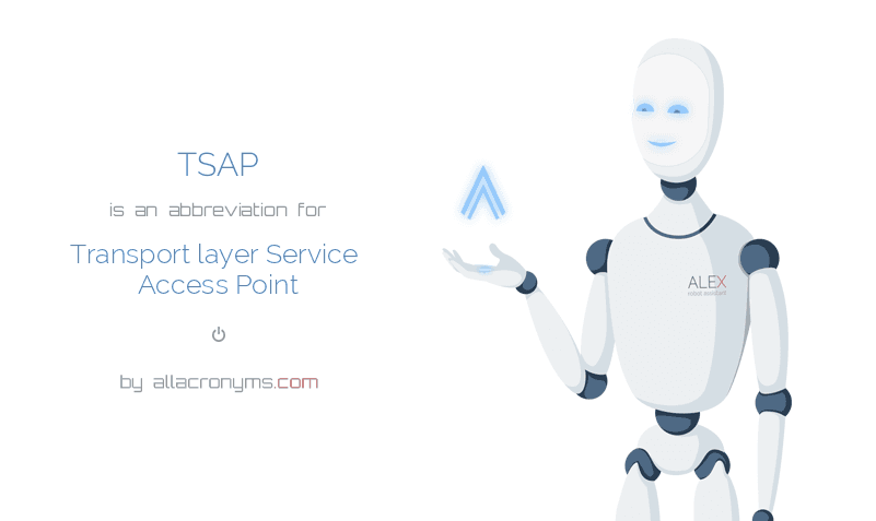 TSAP Transport layer Service Access Point