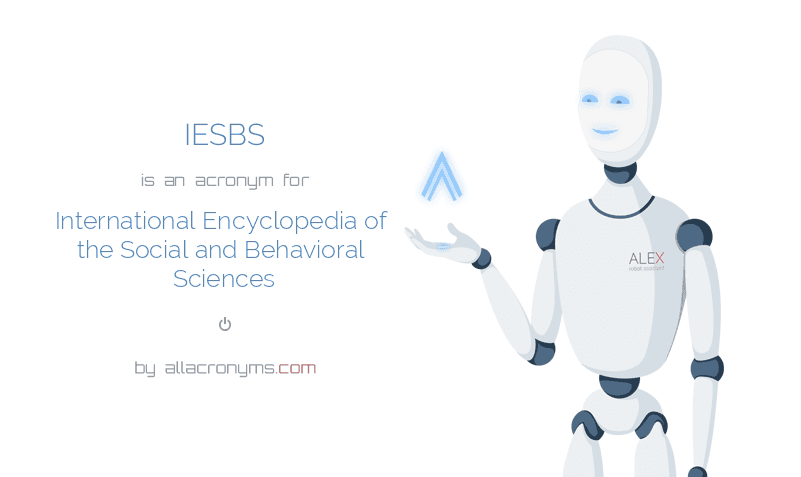 IESBS International Encyclopedia Of The Social And Behavioral Sciences iesbs-international-encyclopedia-of-the-social-and-behavioral-sciences