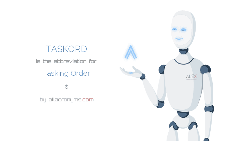 TASKORD Tasking Order
