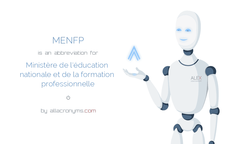MENFP Ministère de l'éducation nationale et de la formation professionnelle