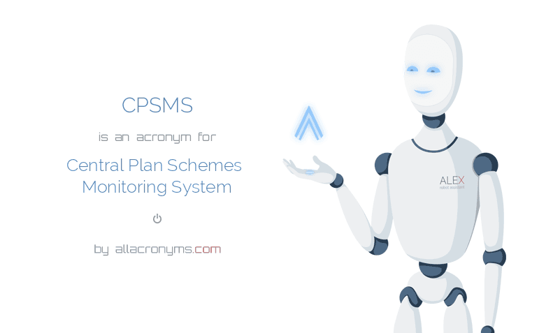 CPSMS Central Plan Schemes Monitoring System