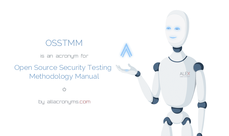 Osstmm Open Source Security Testing Methodology Manual