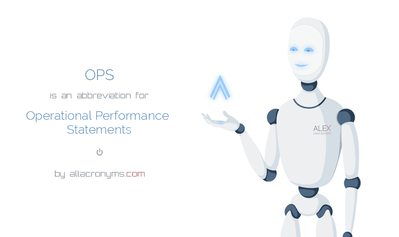 OPS Operational Performance Statements