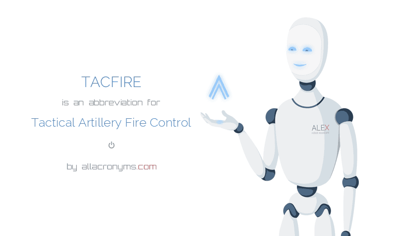 TACFIRE Tactical Artillery Fire Control
