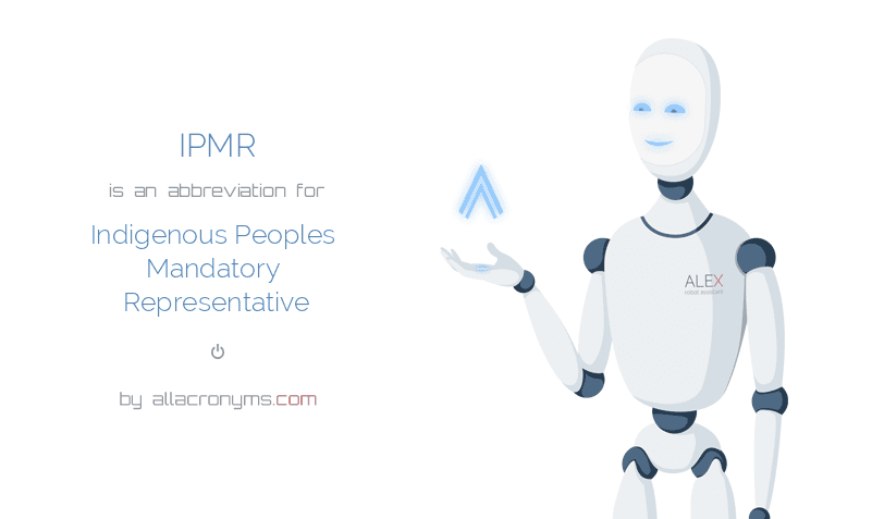 IPMR Indigenous Peoples Mandatory Representative