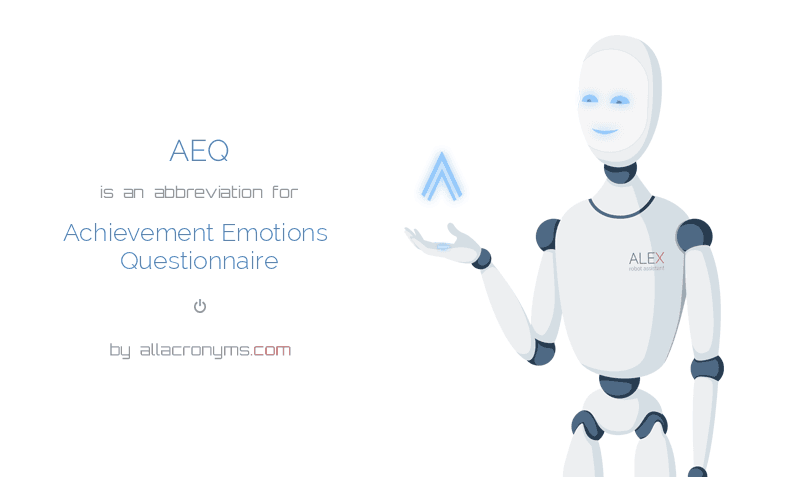 AEQ Achievement Emotions Questionnaire