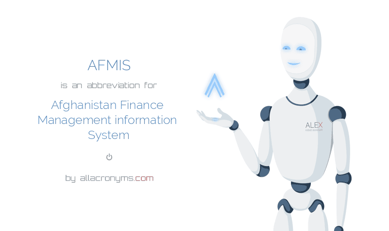 AFMIS Afghanistan Finance Management information System