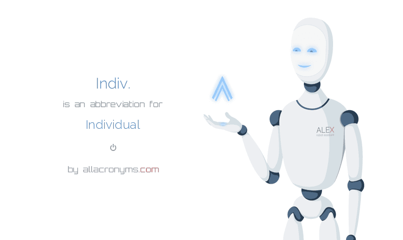 INDIV. Individual