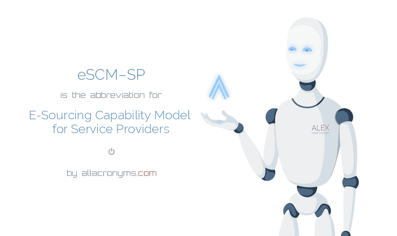 ESCM-SP E-Sourcing Capability Model for Service Providers
