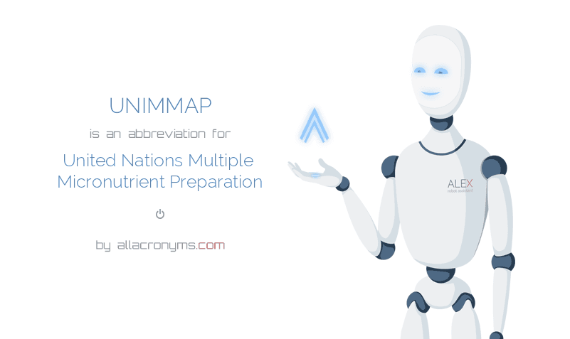 UNIMMAP United Nations Multiple Micronutrient Preparation