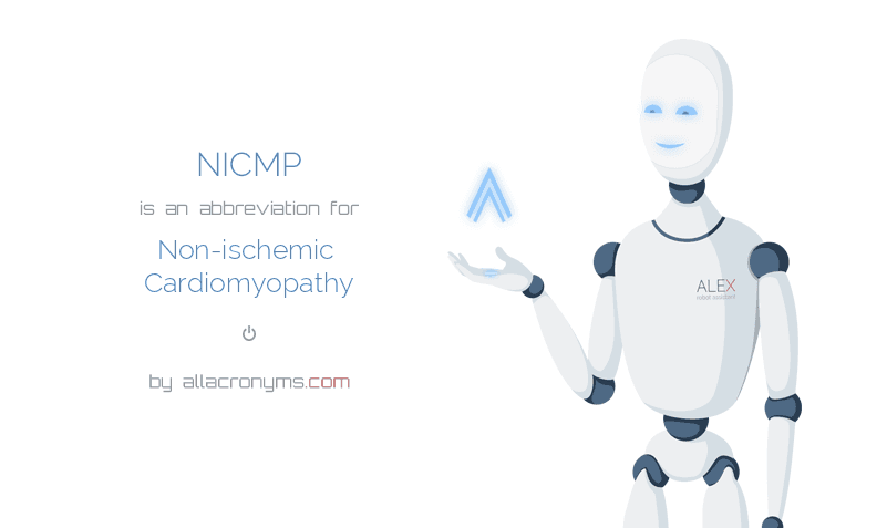 NICMP Non-ischemic Cardiomyopathy