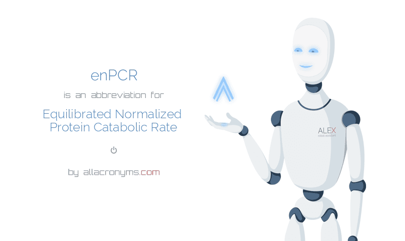 ENPCR Equilibrated Normalized Protein Catabolic Rate