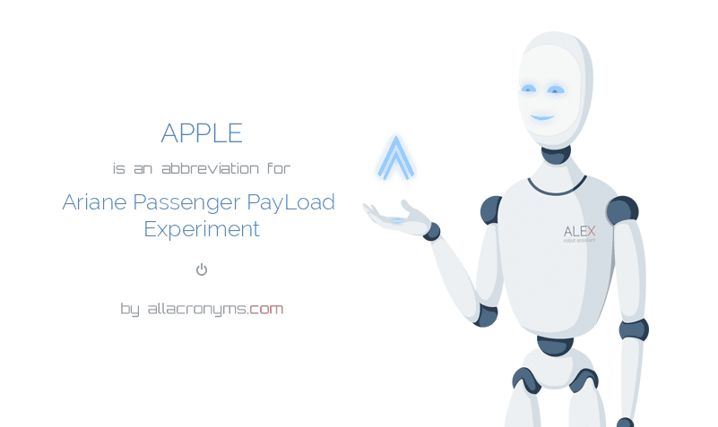 APPLE Ariane Passenger PayLoad Experiment