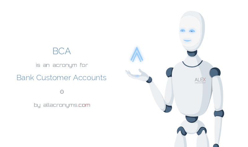 BCA Bank Customer Accounts