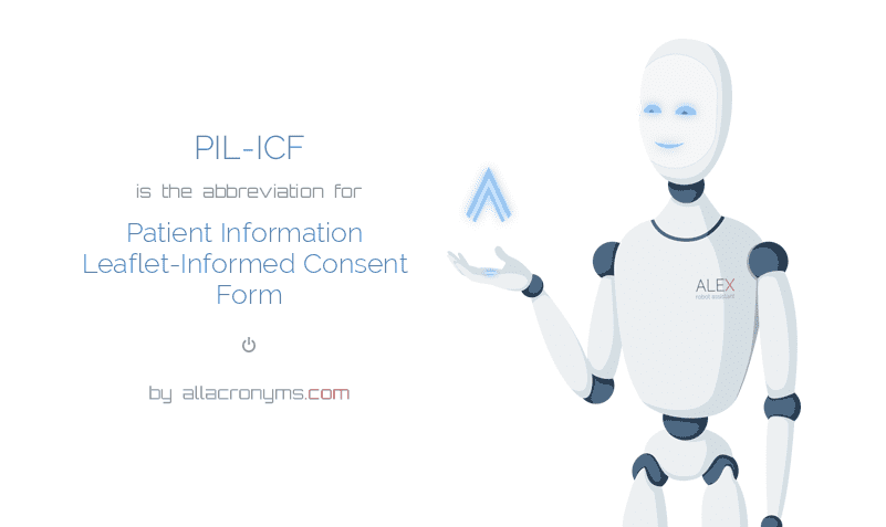 PIL-ICF Patient Information Leaflet-Informed Consent Form